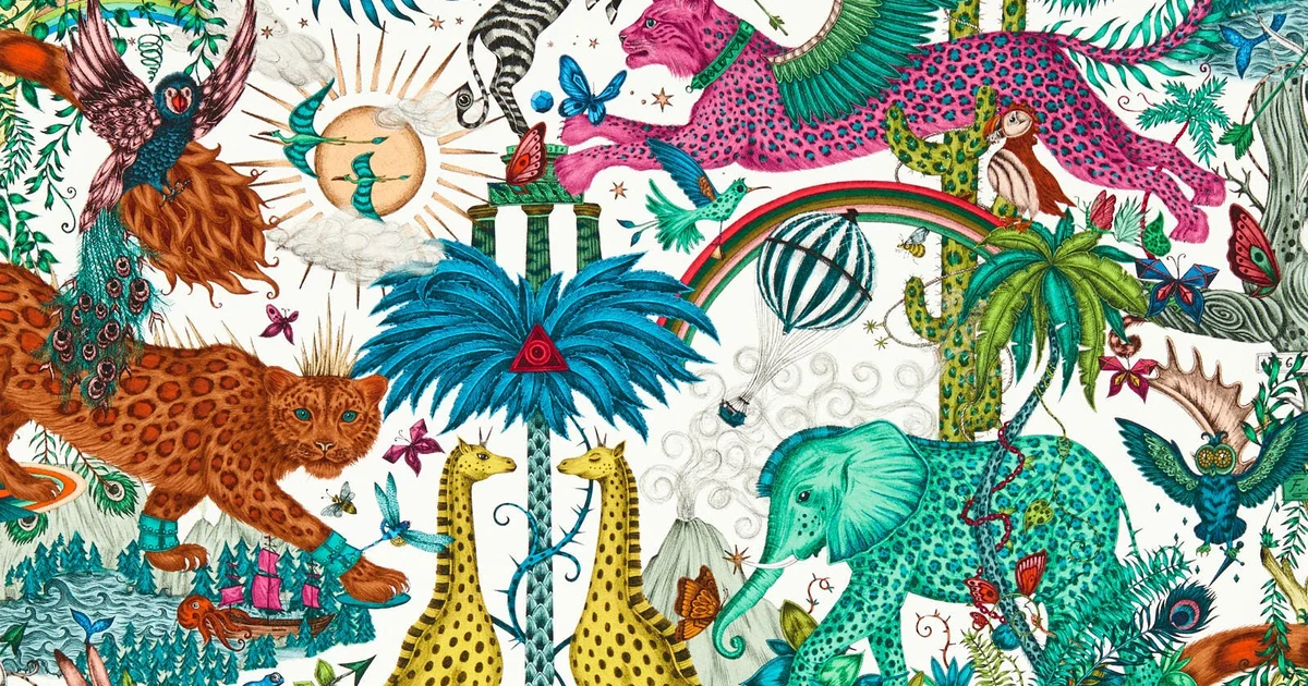 Clarke & Clarke Paradise Lost Wallpaper W0216 /03 | James Dunlop Textiles
